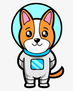 Space Clipart Dog - Easy To Draw Cartoon Space Dog , Free Transparent ...