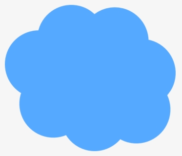 Cloud Blue Sky Clip Art - Blue Cute Cloud Clipart , Free Transparent ...