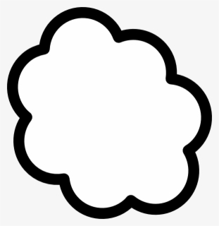 Blue Thought Cloud Clipart , Png Download - Transparent Blue Thought ...