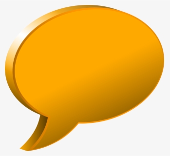 Orange Clipart Bubbles - Gold Speech Bubble Png , Free Transparent ...