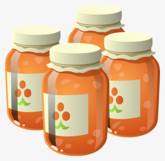 Gelatin Dessert Fruit Preserves - Cartoons Of Jam Jars , Free ...