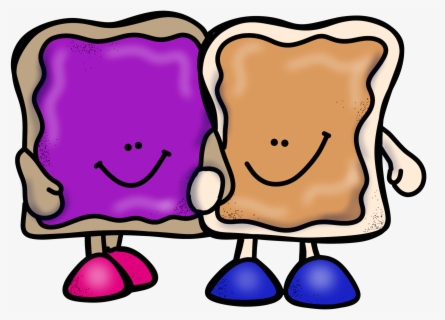 Sandwich Clipart Bfdi - Peanut Butter And Jelly Sandwich Emoji , Free ...