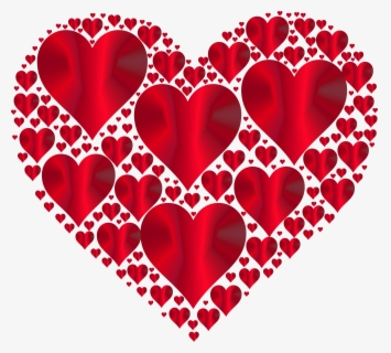 Heart February Clipart - Transparent Heart Shape Png , Free Transparent ...