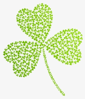 Shamrock With Face Clipart No Background - Transparent St Patricks Day ...