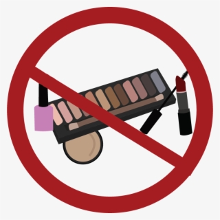 No Makeup Sign Png , Free Transparent Clipart - ClipartKey