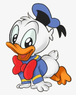 Cute Baby Donald Duck , Free Transparent Clipart - ClipartKey
