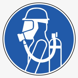 Wear Breathing Apparatus Military Hazard Symbol Label - Wear Breathing ...