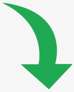 Free Png Download Arrow Transparent Background Green - Green Curved ...