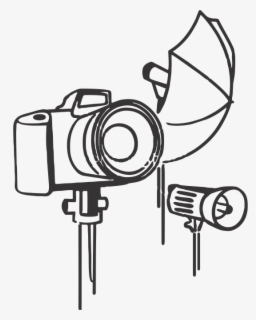 Camera Flash Clip Art - Drawing Of A Camera Flashing , Free Transparent ...