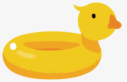 Duck Cartoon Illustration - Pool Duck Cartoon Png , Free Transparent ...