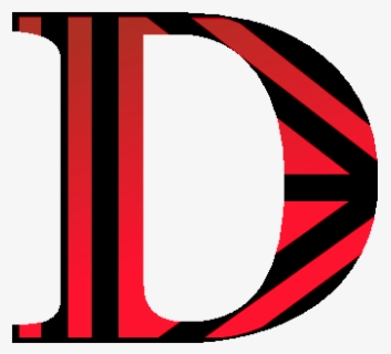 D Logo Red And Black Striped - Dhariwal International , Free ...