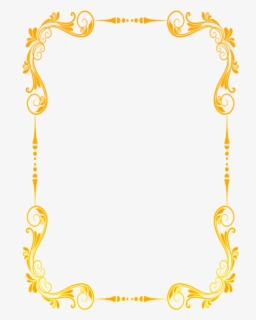 Beautiful Lace Royal Border - Bordes Dorados Para Tarjetas Png , Free ...