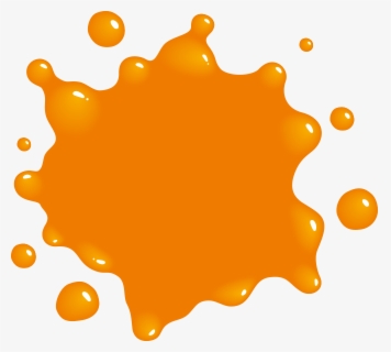 Orange Splat - Splanter Orange Clipart Transparent , Free Transparent ...