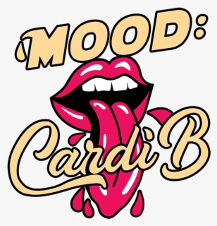 Cardi B Illustration Sticker - Cardi B Stickers , Free Transparent ...