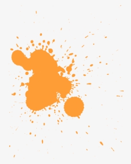 Color Splat Transparent Clipart - Transparent Orange Paint Splatter ...