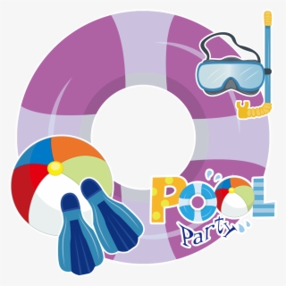 Clip Art Convites Pool Party - Frame Pool Party Png , Free Transparent ...
