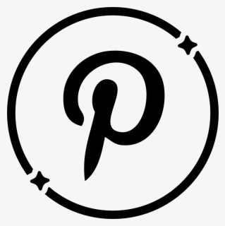 Black Transparent Pinterest Logo , Free Transparent Clipart - ClipartKey