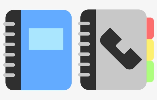 Cellphone Clipart Telephone Directory - Phone Directory Icon Png , Free ...