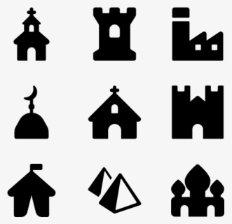 In The Temple - Symbol For Temple , Free Transparent Clipart - ClipartKey