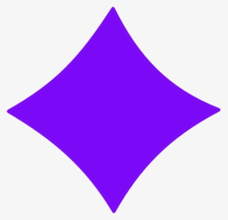 Purple Diamond Clipart - Purple Rhombus Shape , Free Transparent ...