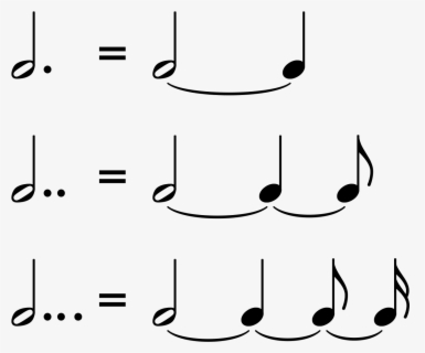 Music Dotted Half Note Clipart , Png Download - Music Dotted Half Note ...