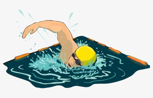Swimming Man Clipart - Swimmer Vector , Free Transparent Clipart ...