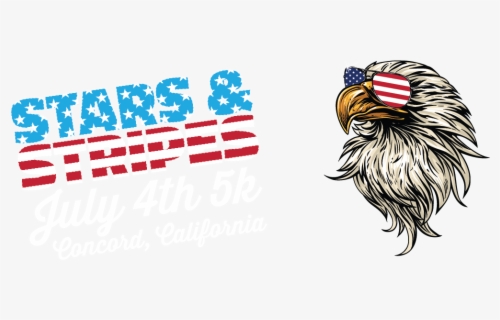 Stars & Stripes Run - Illustration , Free Transparent Clipart - ClipartKey