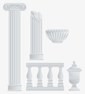 Transparent Roman Columns Png - Ancient Roman Architecture , Free ...