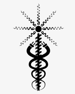 Abstract Caduceus Clipart , Png Download - Cross , Free Transparent ...
