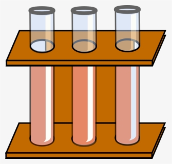Test Tubes With Holder , Free Transparent Clipart - ClipartKey