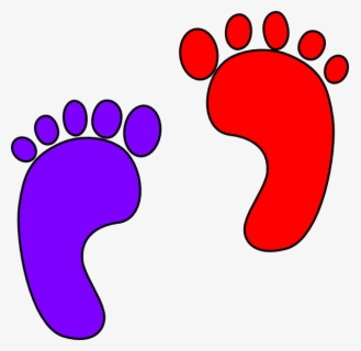 Free Footsteps Clip Art with No Background - ClipartKey