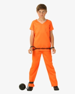 Mens Prisoner Costume Clipart , Png Download - Prison Costume , Free ...