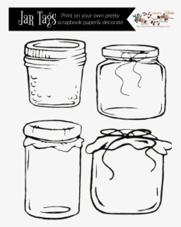Free Jar Black And White Clip Art with No Background - ClipartKey