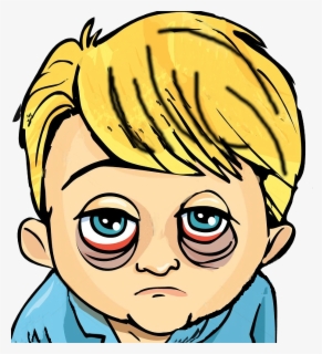 Card Image - Cartoon Of Sick Eyes , Free Transparent Clipart - ClipartKey