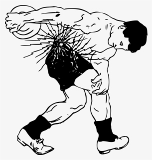 Clip Art File Black Man Throwing - Cartoon Person Throwing Something ...