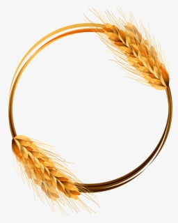 Transparent Wheat Clipart - Circle Wheat Png Vector , Free Transparent ...