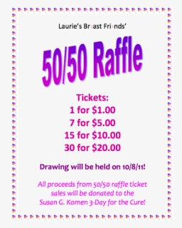 50/50 Raffle Ticket Clipart - 50 50 Raffle Flyer Template Free , Free ...