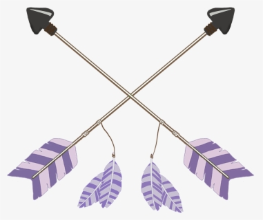 Feather Clipart Tribal Arrow - Feather Arrows Clipart Circle , Free ...
