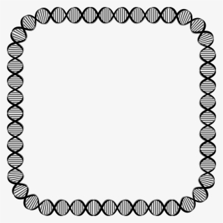 Clipart Dna Rounded Square Clipart - Dna Border Clipart , Free ...