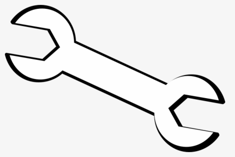 Simple Tools Clipart Outline - Wrench Clipart , Free Transparent ...