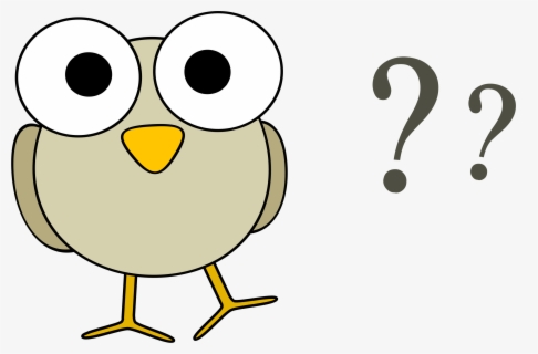 Owl Clipart Question - Owl , Free Transparent Clipart - ClipartKey