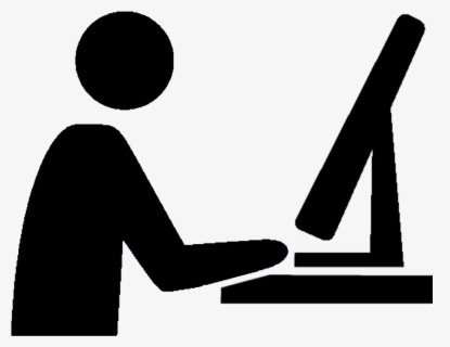 Computer User Big Image - Transparent Background Teacher Clipart , Free ...