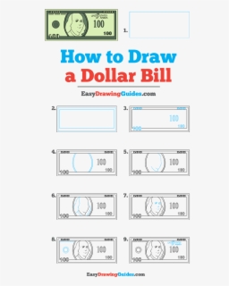 How To Draw Dollar Bill - 100 Dollar Bill Drawing Easy , Free ...