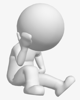 Free Thinking Man Clip Art with No Background - ClipartKey