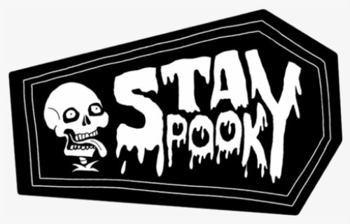 Stay Spooky Sticker - Graphic Design , Free Transparent Clipart ...