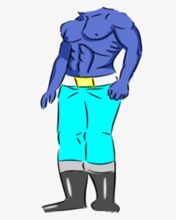 Superhero Body Png - Caricature Body Without Head , Free Transparent ...