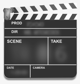 Hollywood Clipart Film Slate - Transparent Lights Camera Action , Free ...
