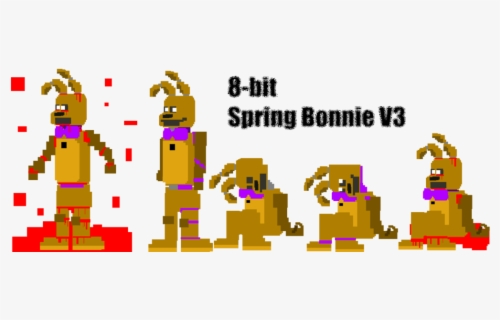 [fnaf] 8-bit Spring Bonnie V3 By Icespiritlynx - 8 Bit Spring Bonnie ...