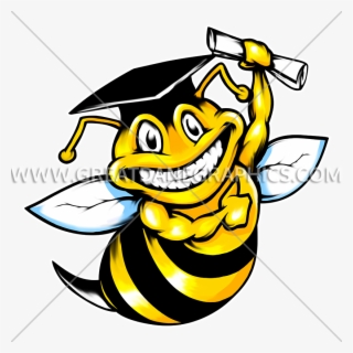 Bees Clipart Graduation - Graduation Busy Bee Clip Art , Free ...