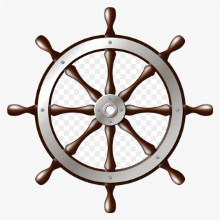Ship Wheel Silver Png Clip Art , Free Transparent Clipart - ClipartKey